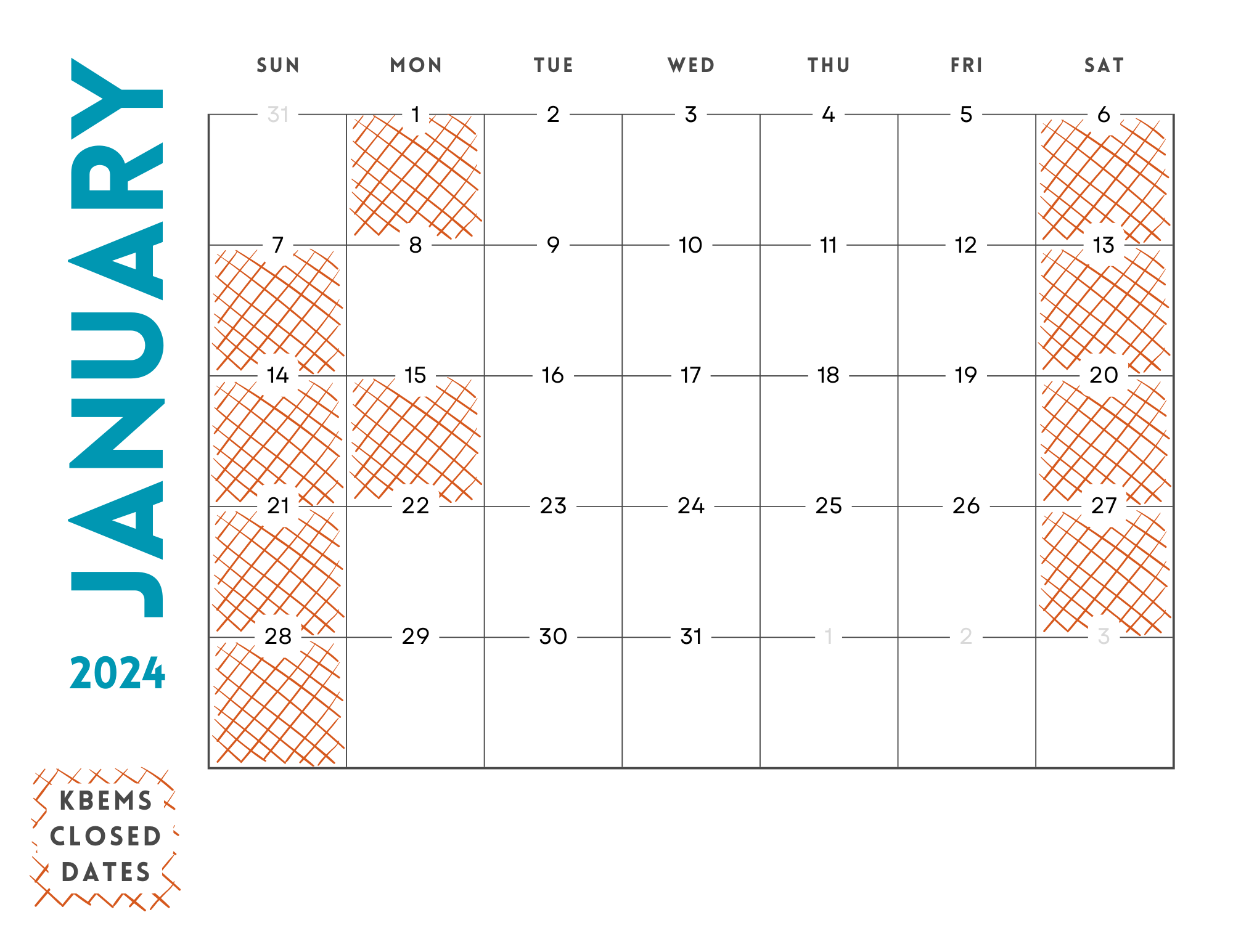 KBEMS Out of Office Holidays - KBEMS